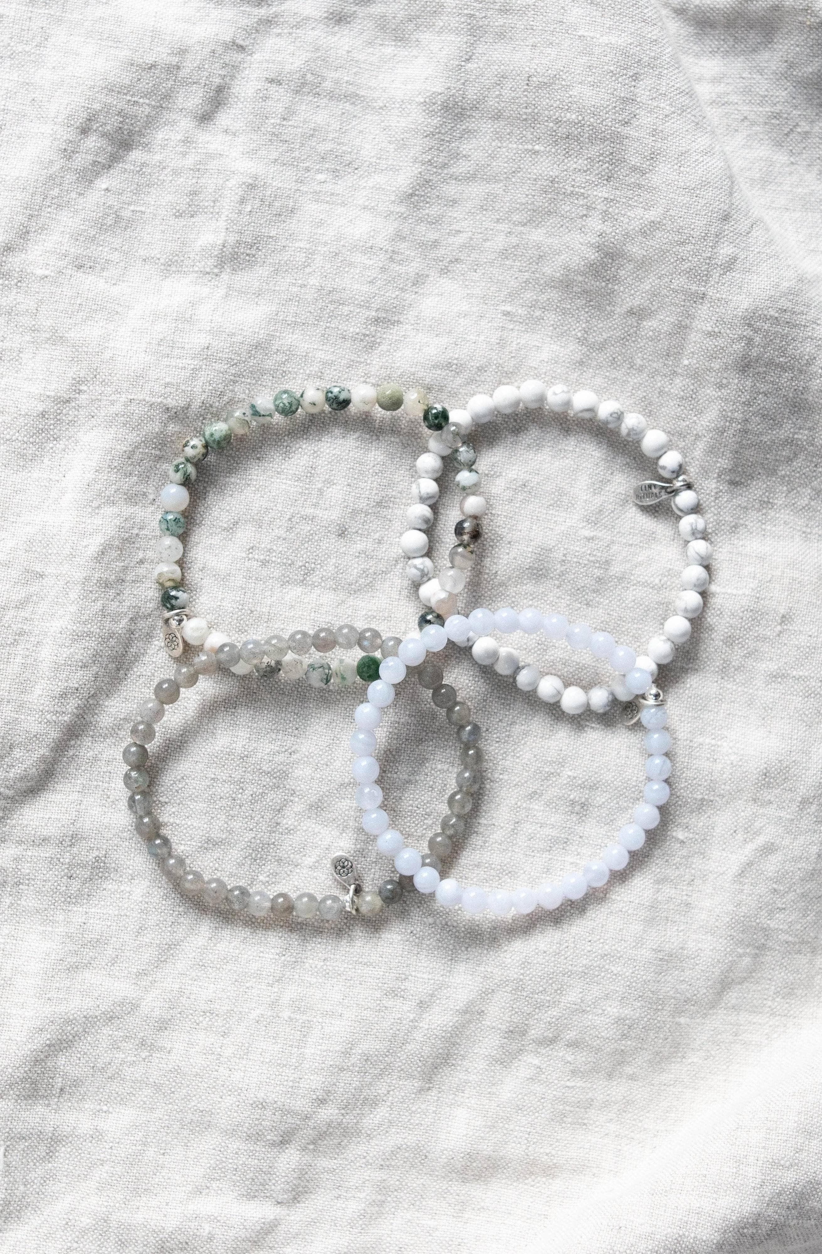 Tiny Rituals Serene & Stress Free Gemstone Bracelet Pack | Nordstrom