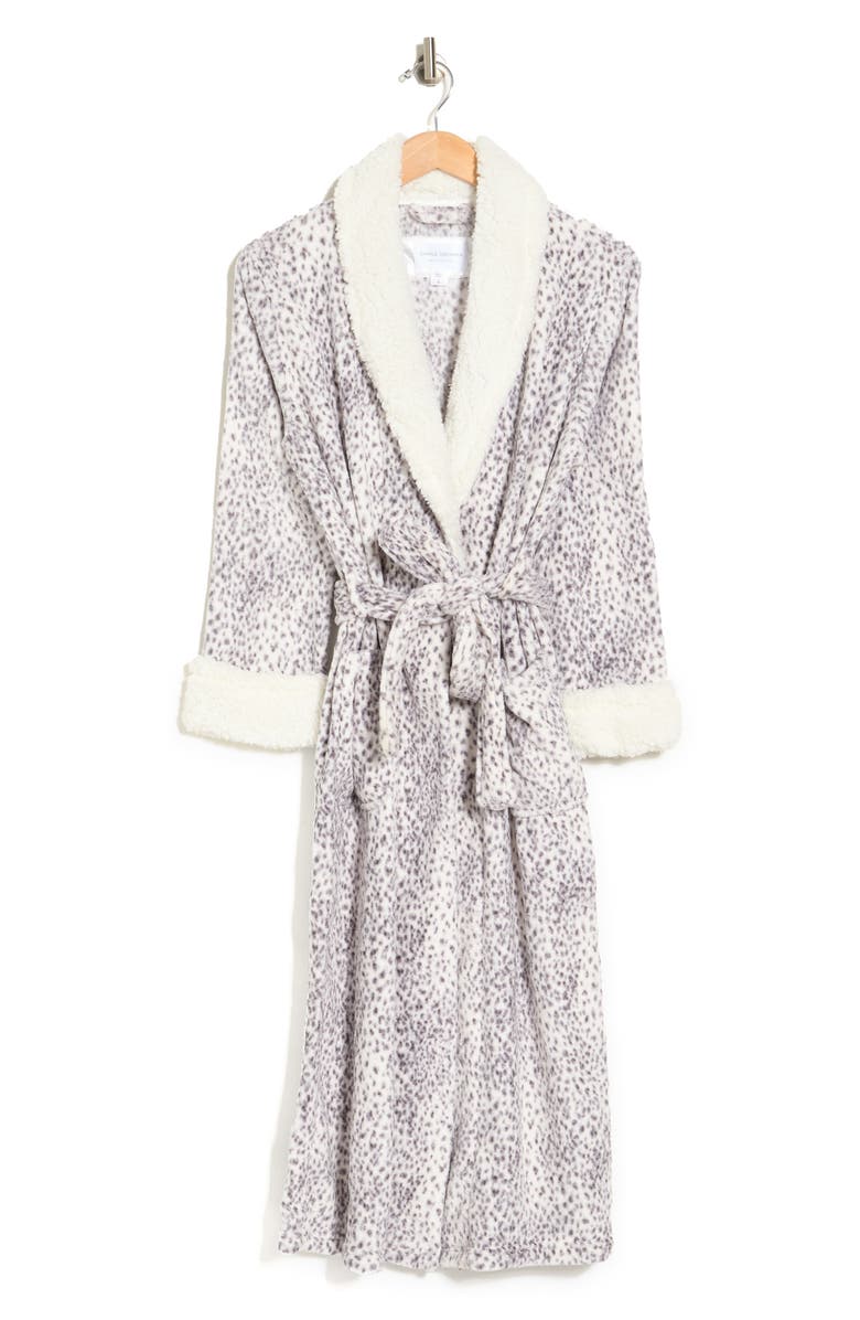 Carole Hochman Animal Print Classic Plush Robe | Nordstromrack