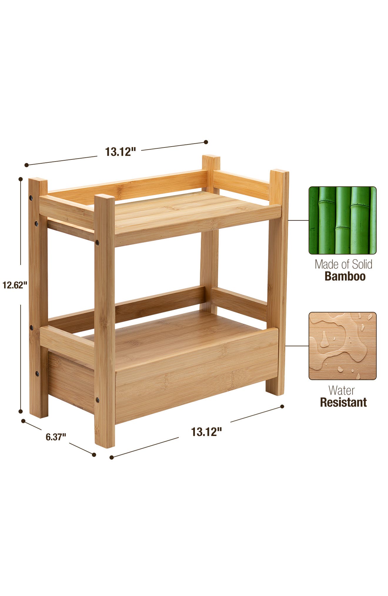 SORBUS Bamboo Makeup Organizer | Nordstromrack