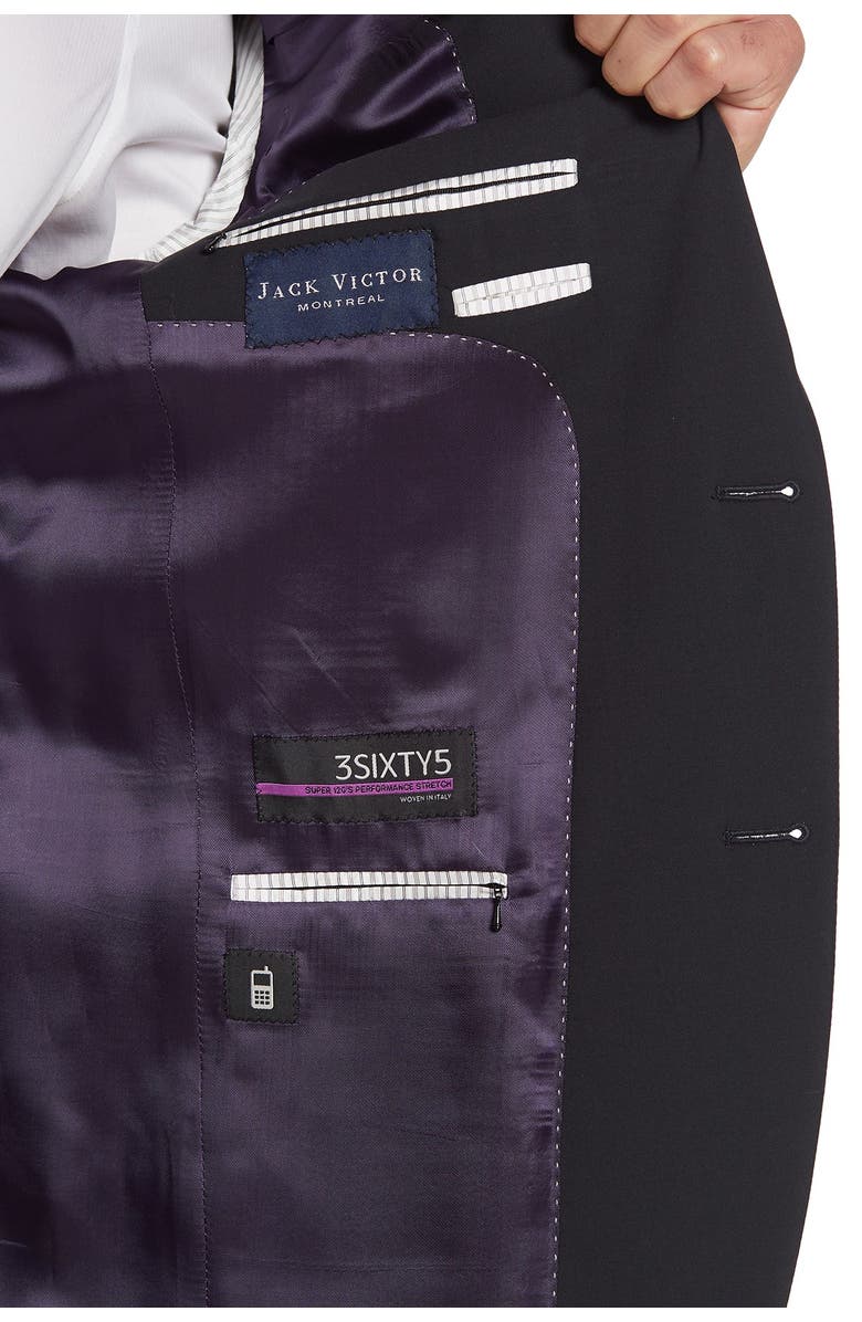 Jack Victor New York Navy Solid Two Button Notch Lapel Classic Fit ...