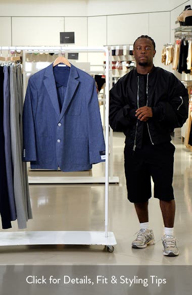 Nordstrom Slub Linen & Wool Twill Sport Coat | Nordstromrack
