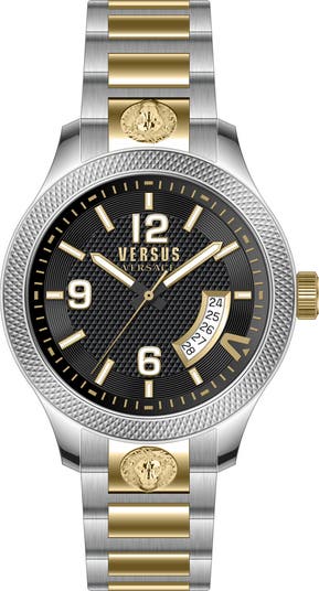 VERSUS Versace Men's Two-Tone Bracelet Watch, 44mm | Nordstromrack