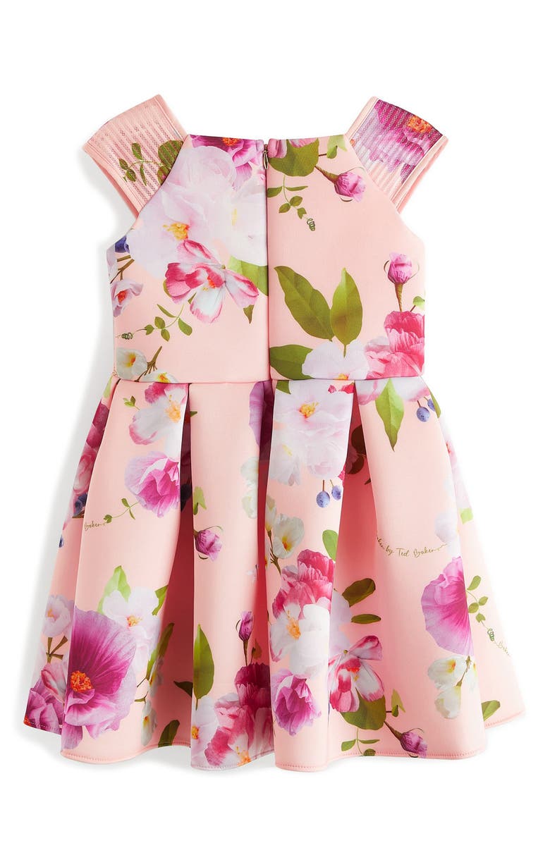 Baker by Ted Baker Kids' Paper Floral Scuba Dress | Nordstromrack