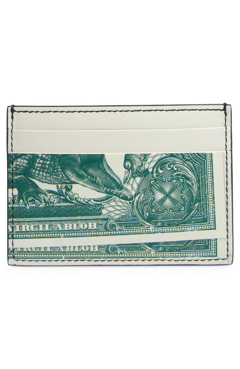 Off-White Currency Leather Card Case | Nordstromrack