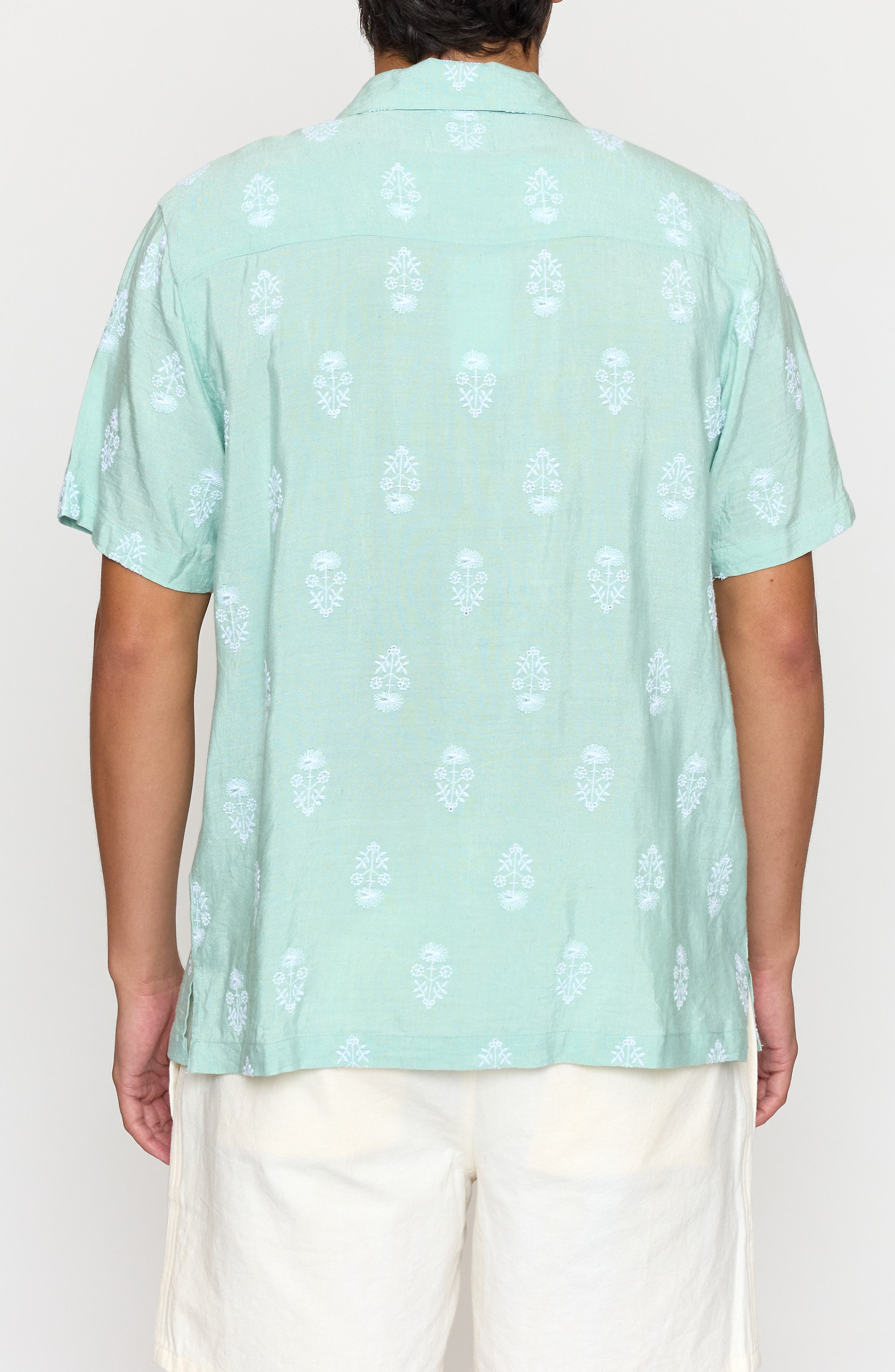 Raga Floral Embroidered Camp Shirt | Nordstromrack