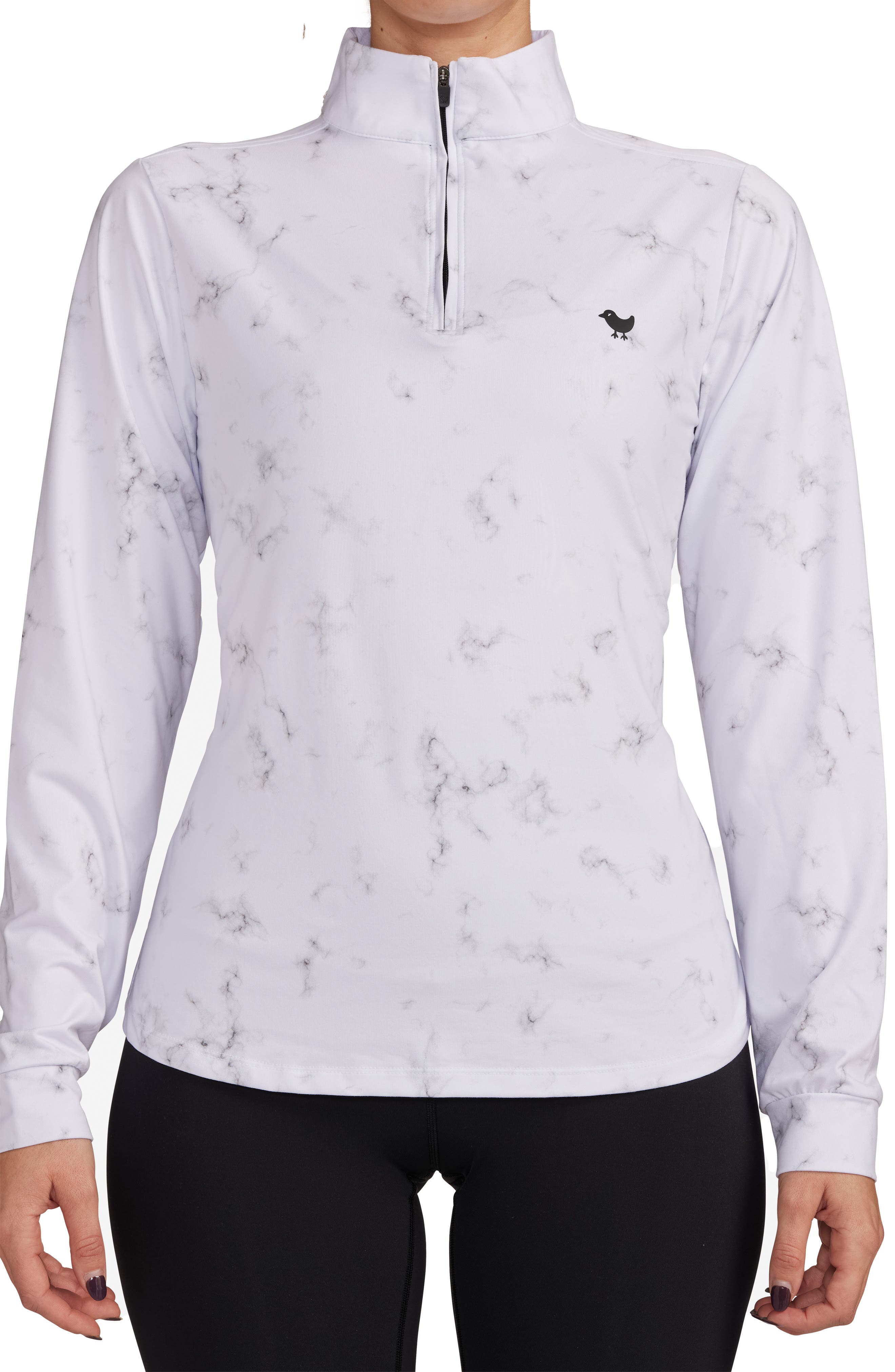 Marble Quarter Zip Performance Golf Pullover (Women) | Nordstromrack
