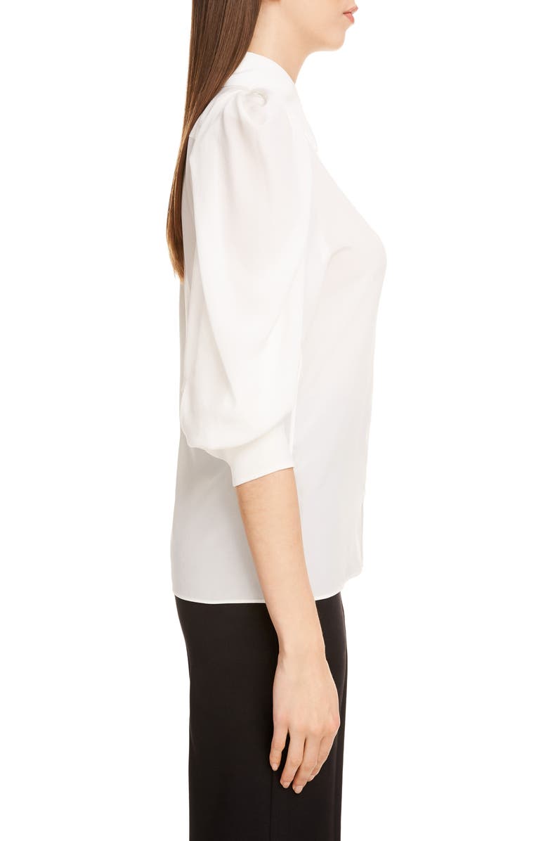 Givenchy Balloon Sleeve Silk Georgette Blouse | Nordstrom