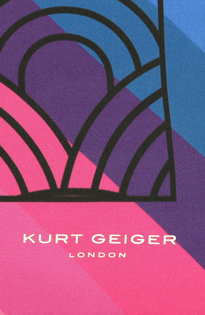 Kurt Geiger London Southbank Rainbow Silk Square Scarf | Nordstrom