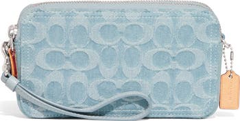 COACH Kira Signature Washed Denim Crossbody Bag | Nordstrom