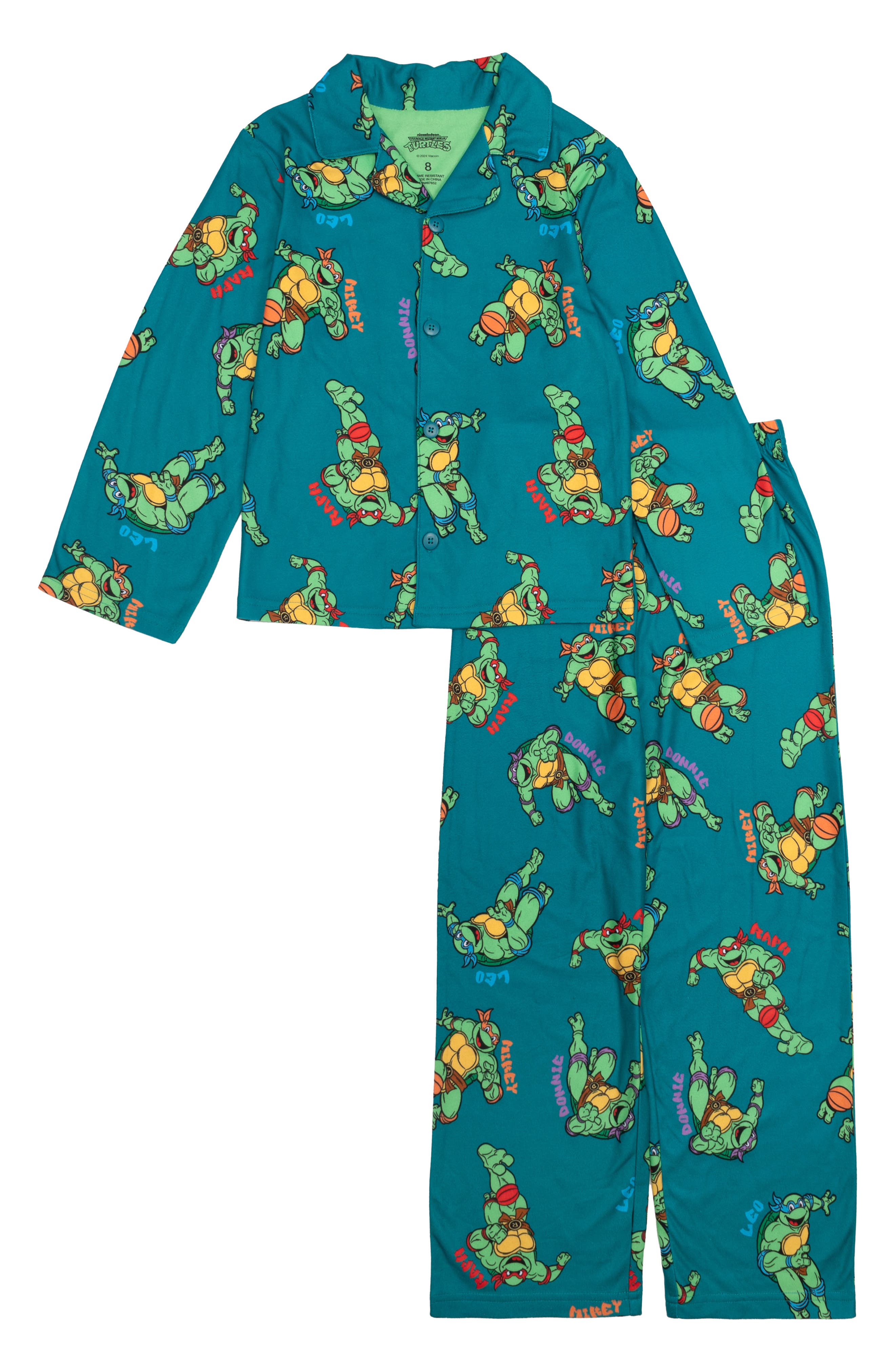 AME Kids' Ninja Turtles Two-Piece Coat Pajamas | Nordstromrack