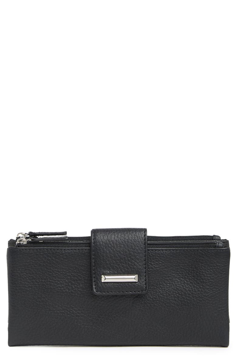 MUNDI SMALL LEATHER GOODS MUNDI Leather Tab Continental Wallet ...