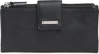 MUNDI SMALL LEATHER GOODS MUNDI Leather Tab Continental Wallet ...