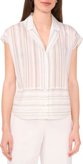 Halogen® Stripe Button-Up Shirt | Nordstromrack