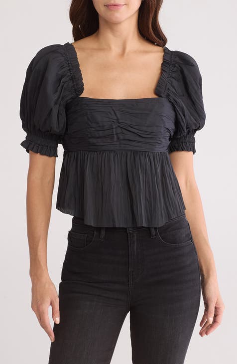 Puff Sleeve Crop Tops for Women | Nordstrom Rack