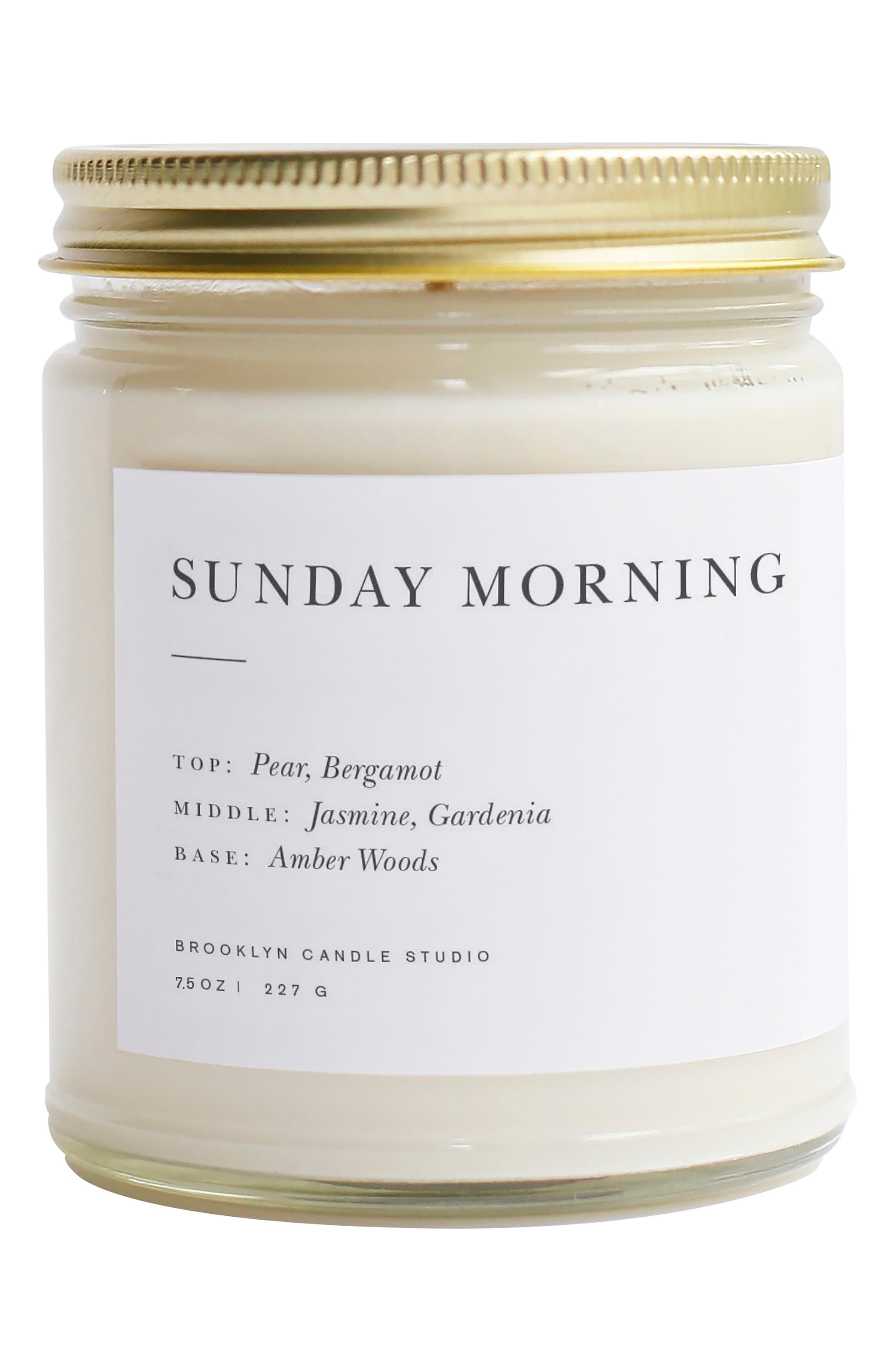 BROOKLYN CANDLE STUDIO Sunday Morning Scented Jar Candle | Nordstrom