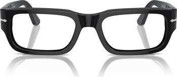 Persol Adrien 58mm Rectangular Optical Glasses | Nordstrom