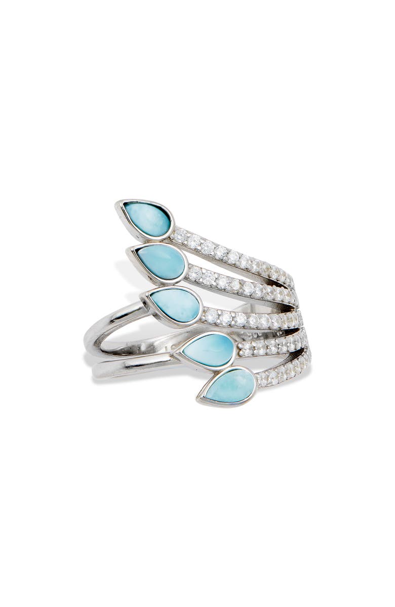 SAVVY CIE JEWELS Larimar Ring | Nordstromrack