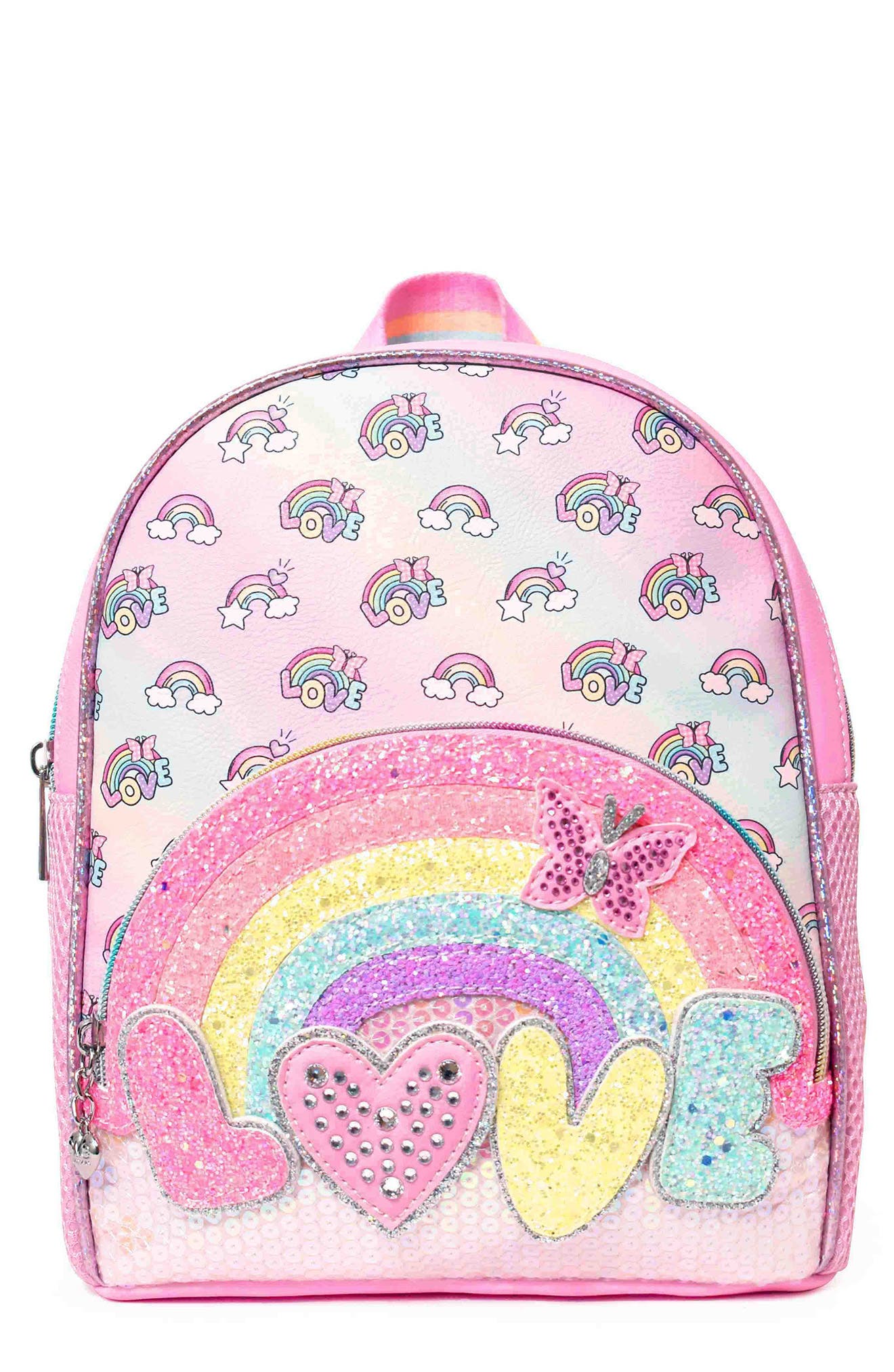 OMG Accessories Kids' Love Rainbow Mini Backpack | Nordstrom