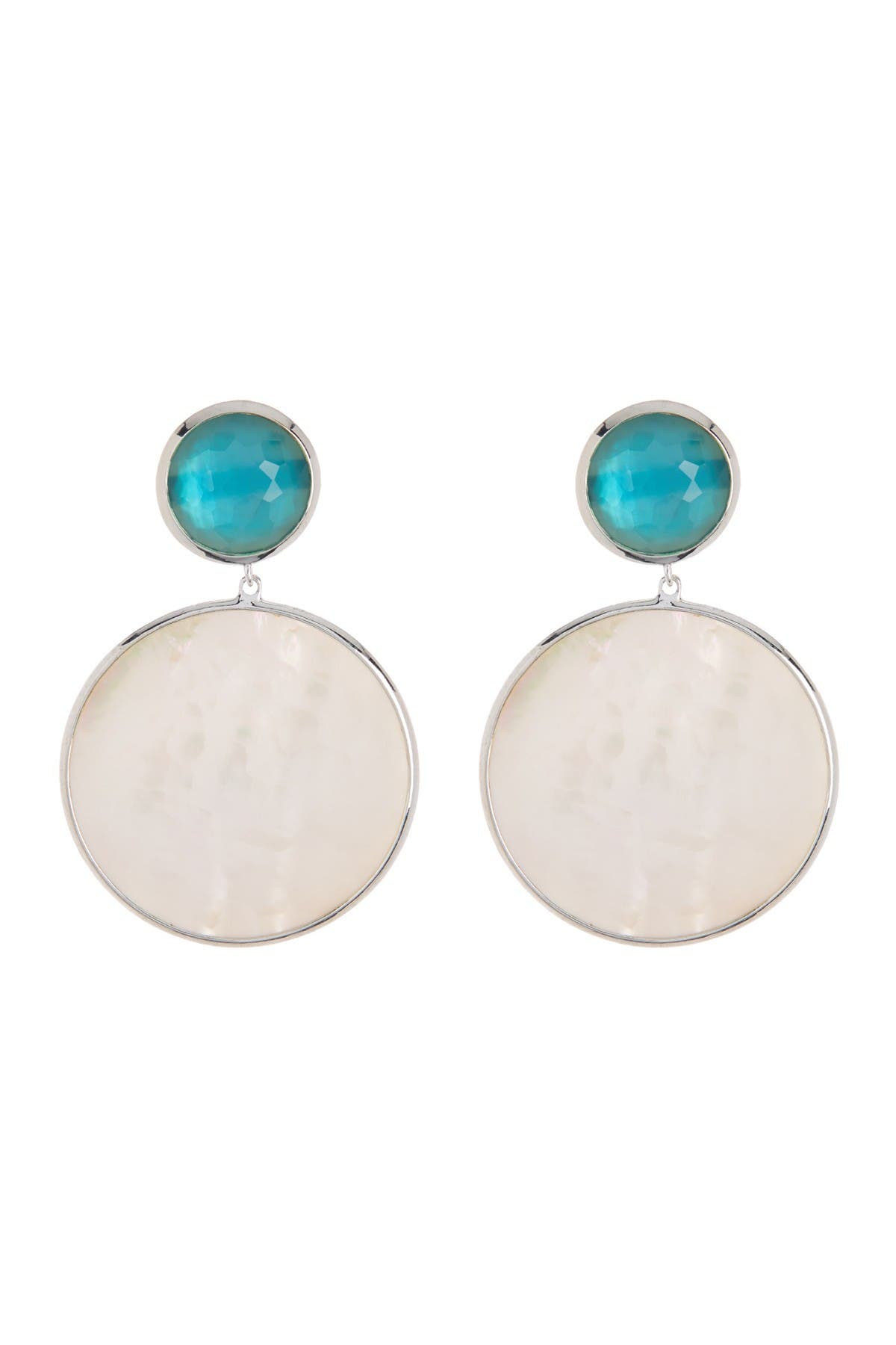 Wonderland Stone & Shell Sterling Silver Crystal Doublet Mother-of ...