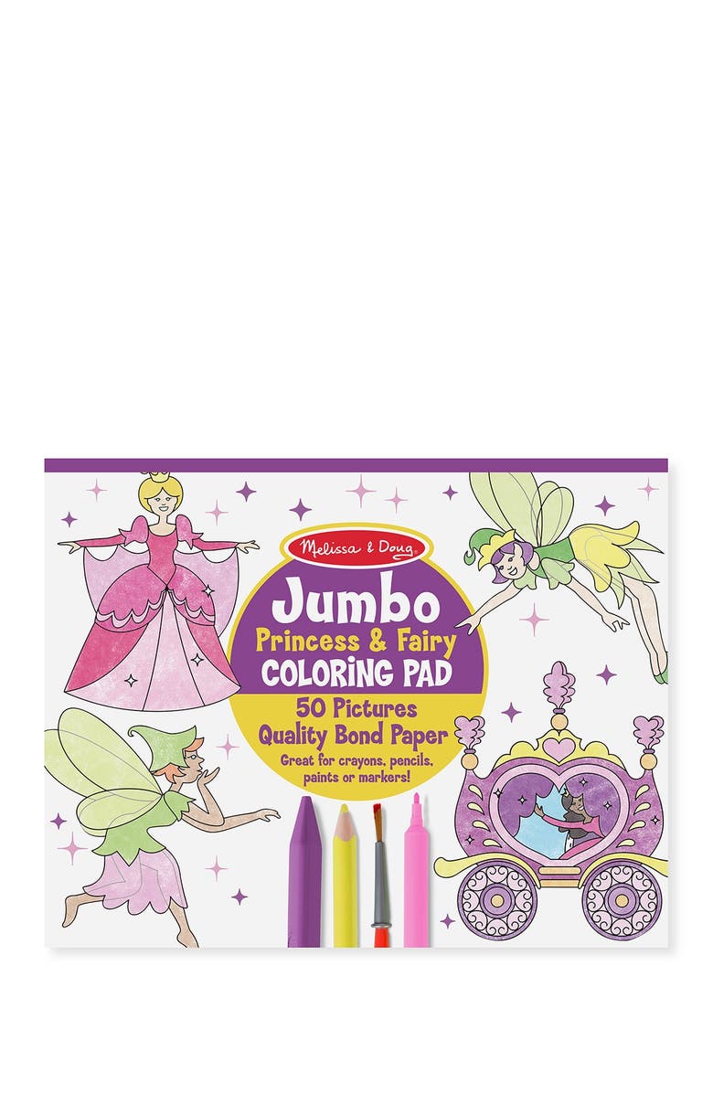 Melissa & Doug Princess Horses Hearts Coloring Pad - Pack of 2 ...
