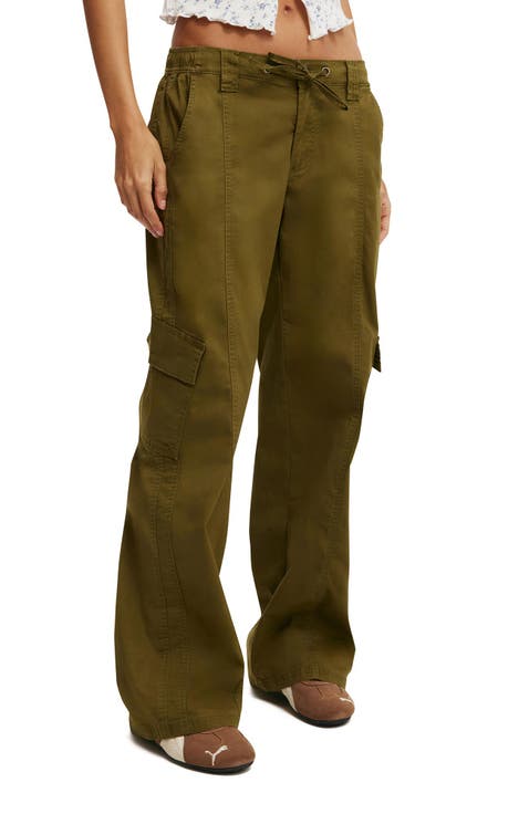 Low Rise Cargo Pants for Women | Nordstrom