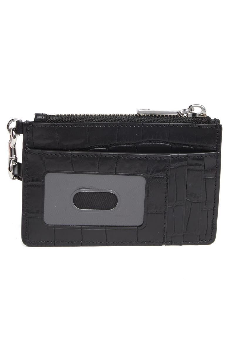 Marc Jacobs Croc Embossed Leather Wristlet | Nordstromrack