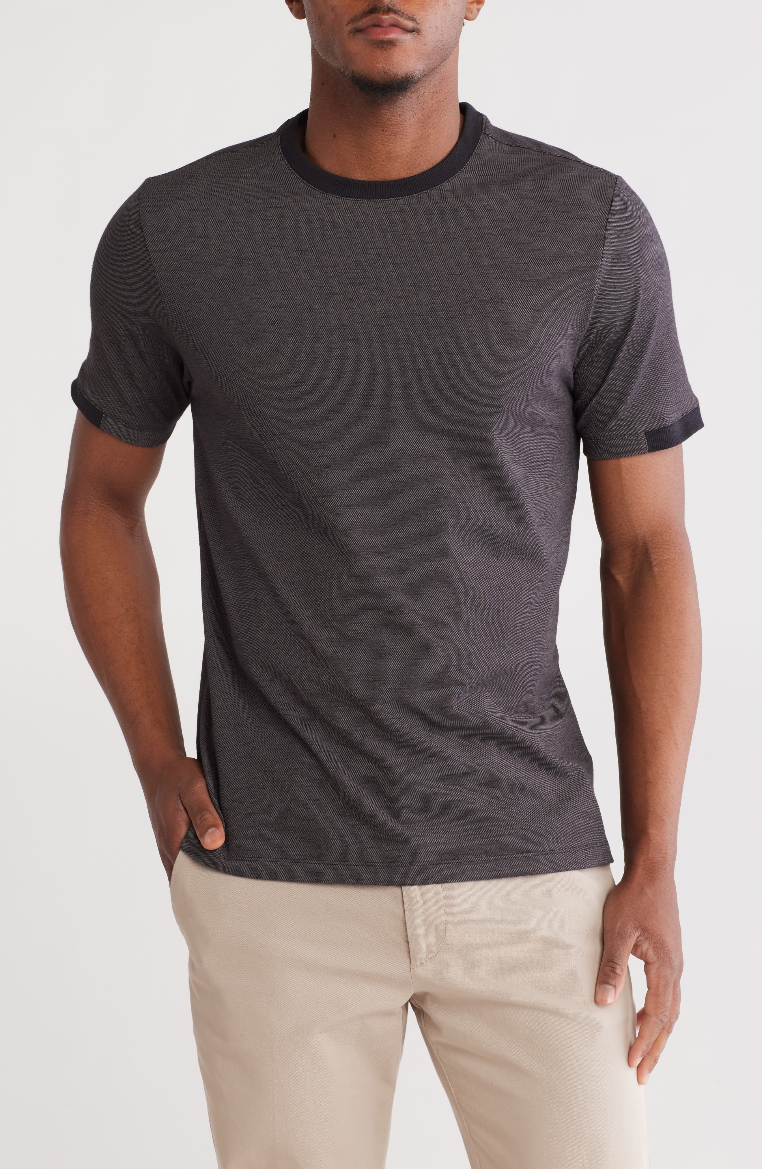 Robert Barakett Whitner Half Ribbed Crewneck T-Shirt | Nordstromrack