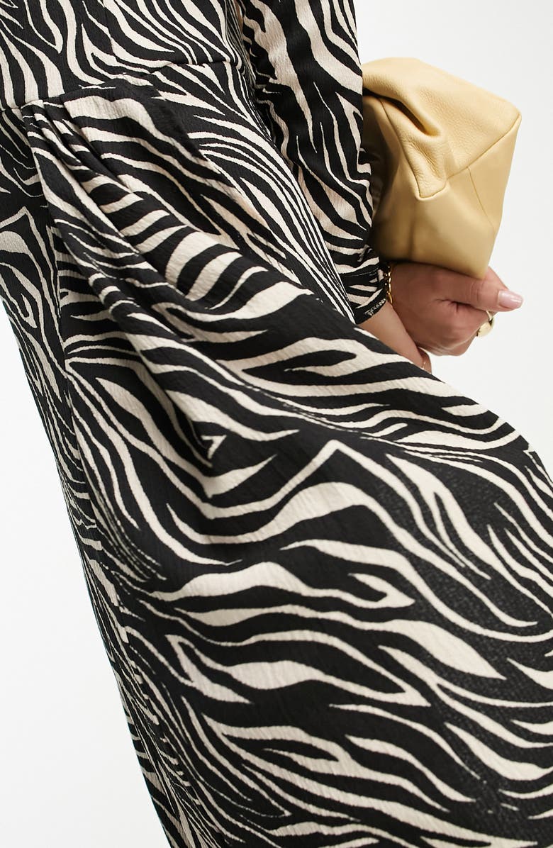 ASOS DESIGN Crinkled Long Sleeve Knit Maxi Dress | Nordstromrack