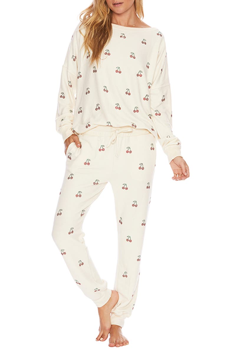 Beach Riot Cherry Studded Sweatshirt | Nordstrom