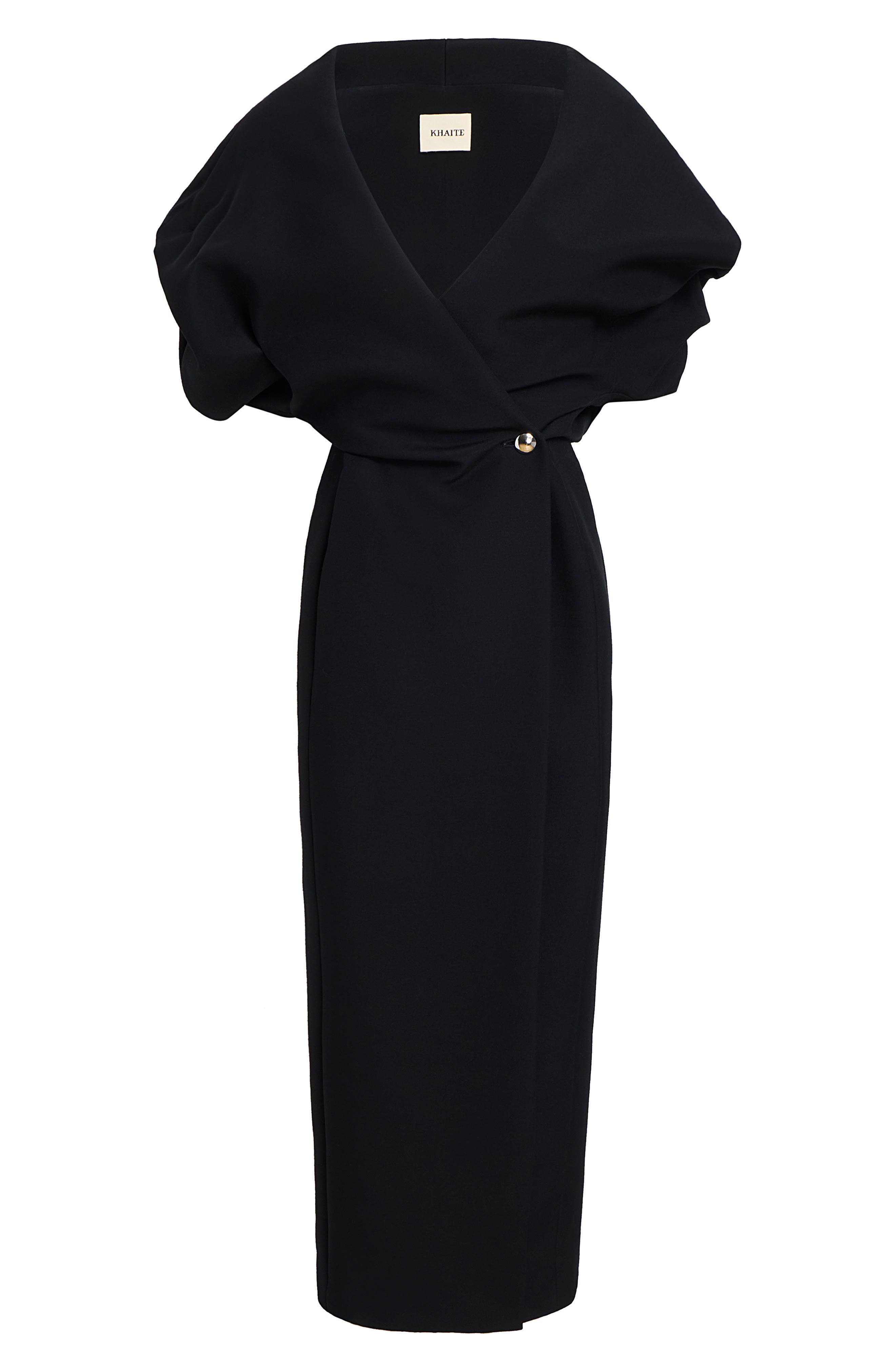 Truman Portrait Collar Wrap Dress (Women) | Nordstromrack