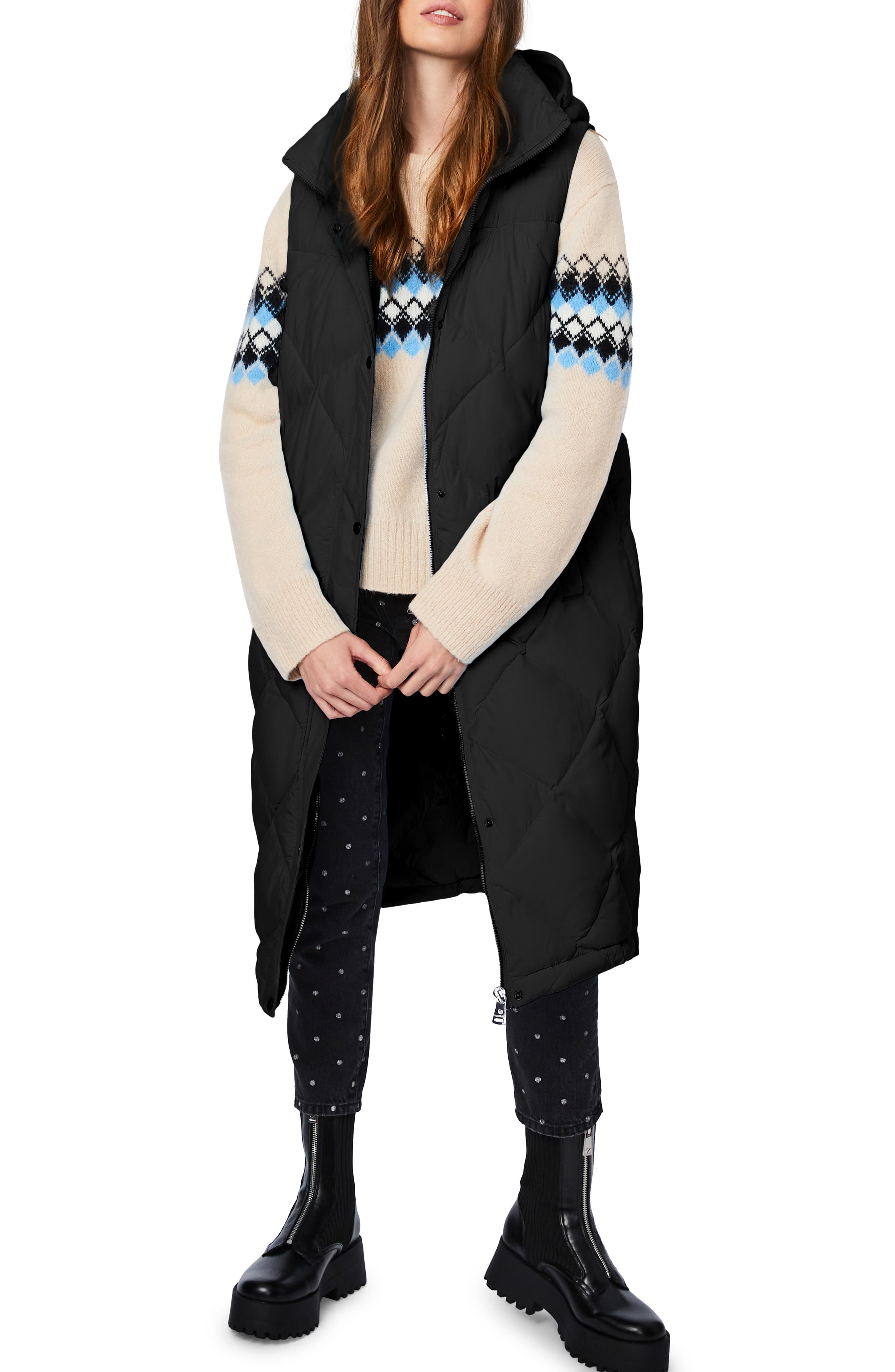 Bernardo Long Hooded Vest | Nordstromrack