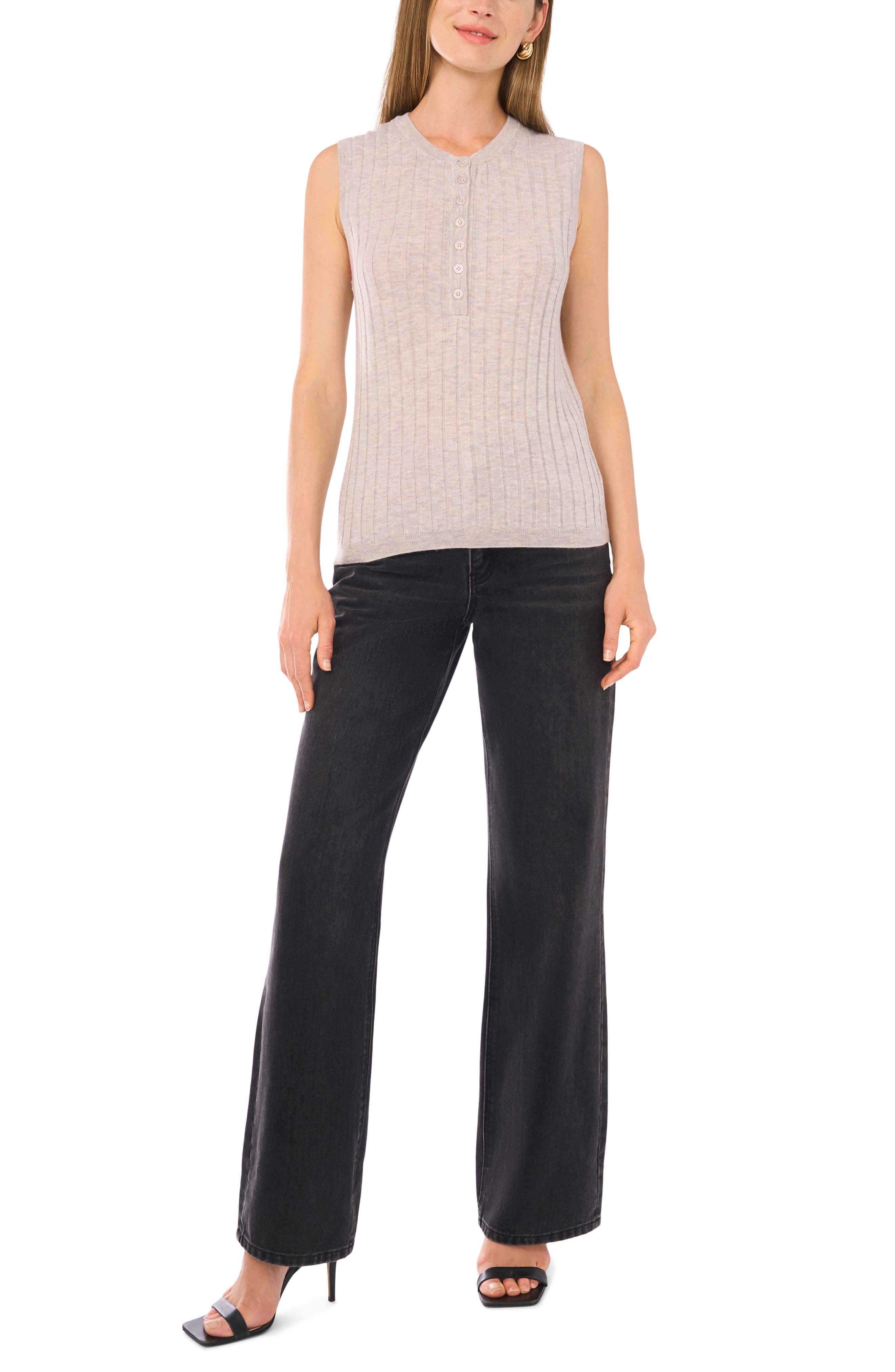 Halogen® Button Sweater Tank | Nordstromrack