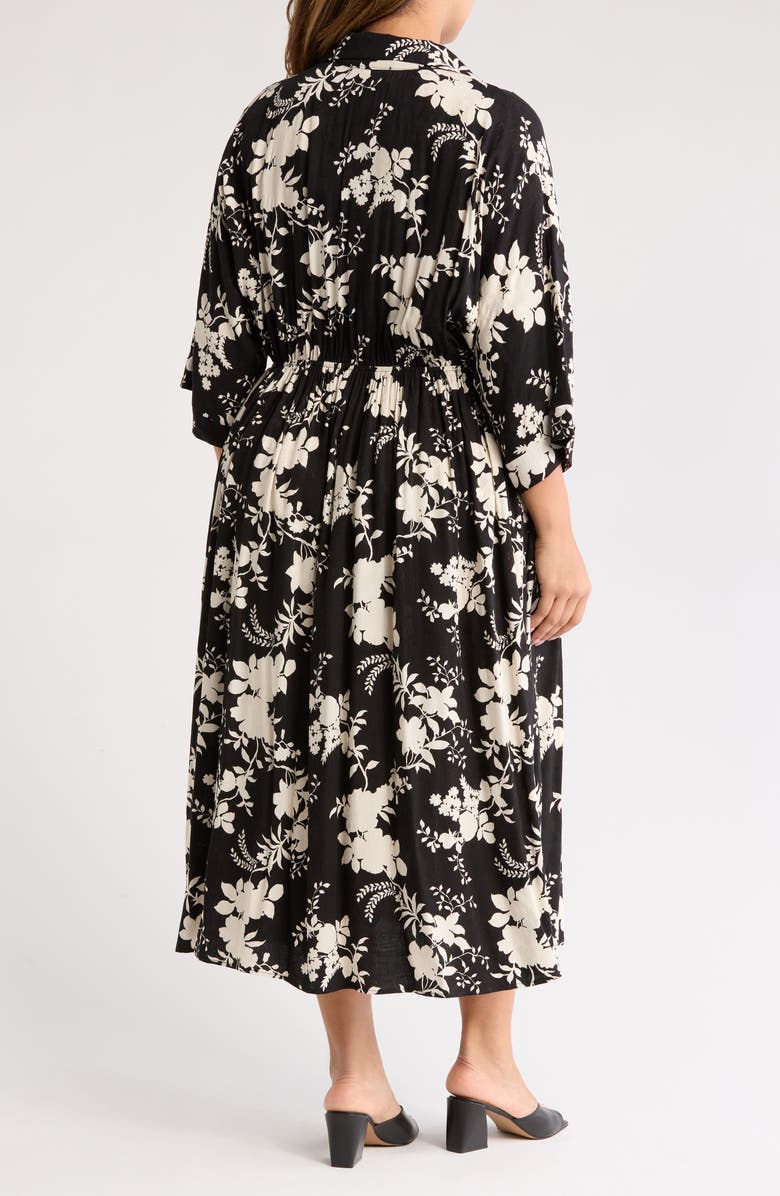 Renee C Floral Collared Jacquard Dress | Nordstromrack