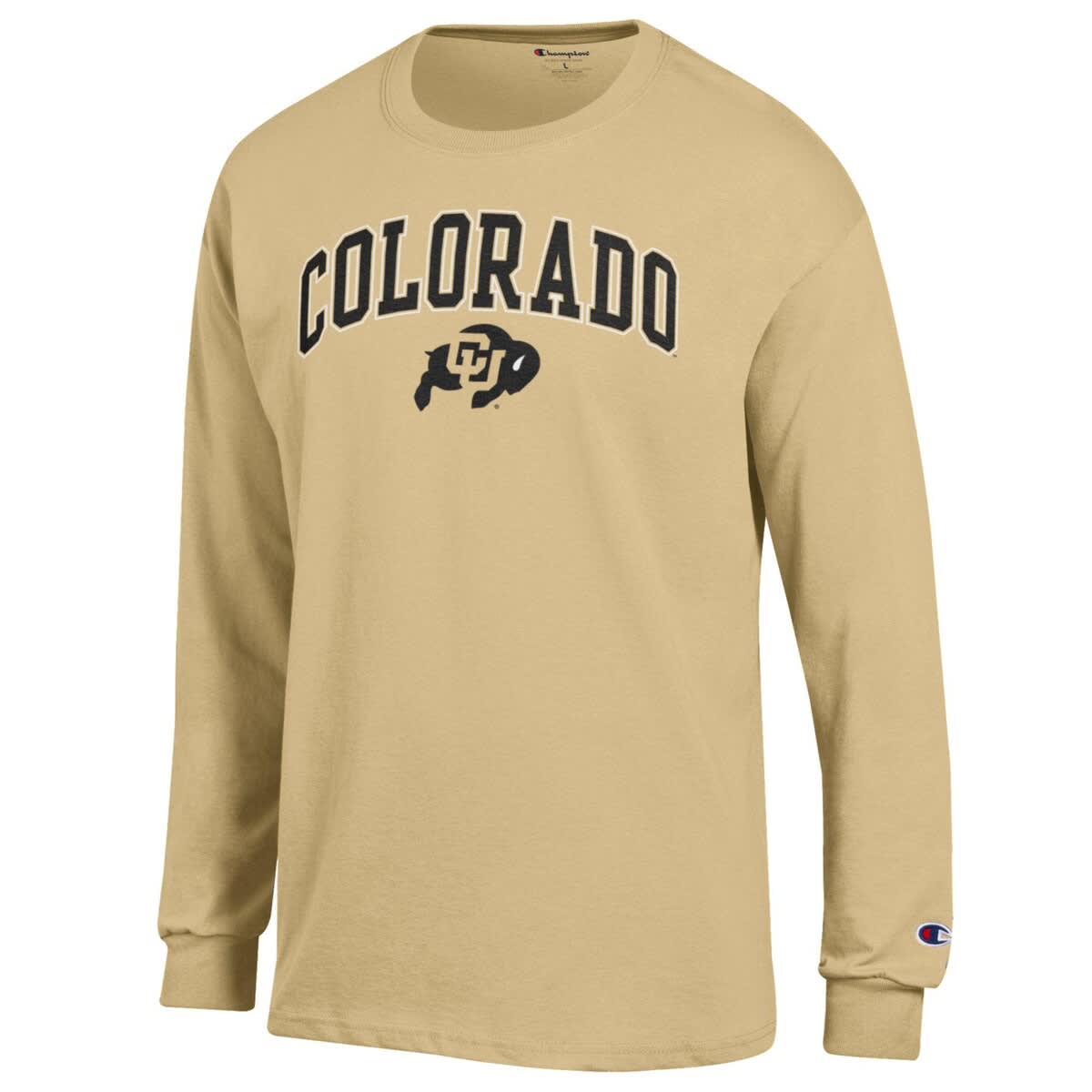 Champion Men's Champion Gold Colorado Buffaloes Arch Over Logo Long ...