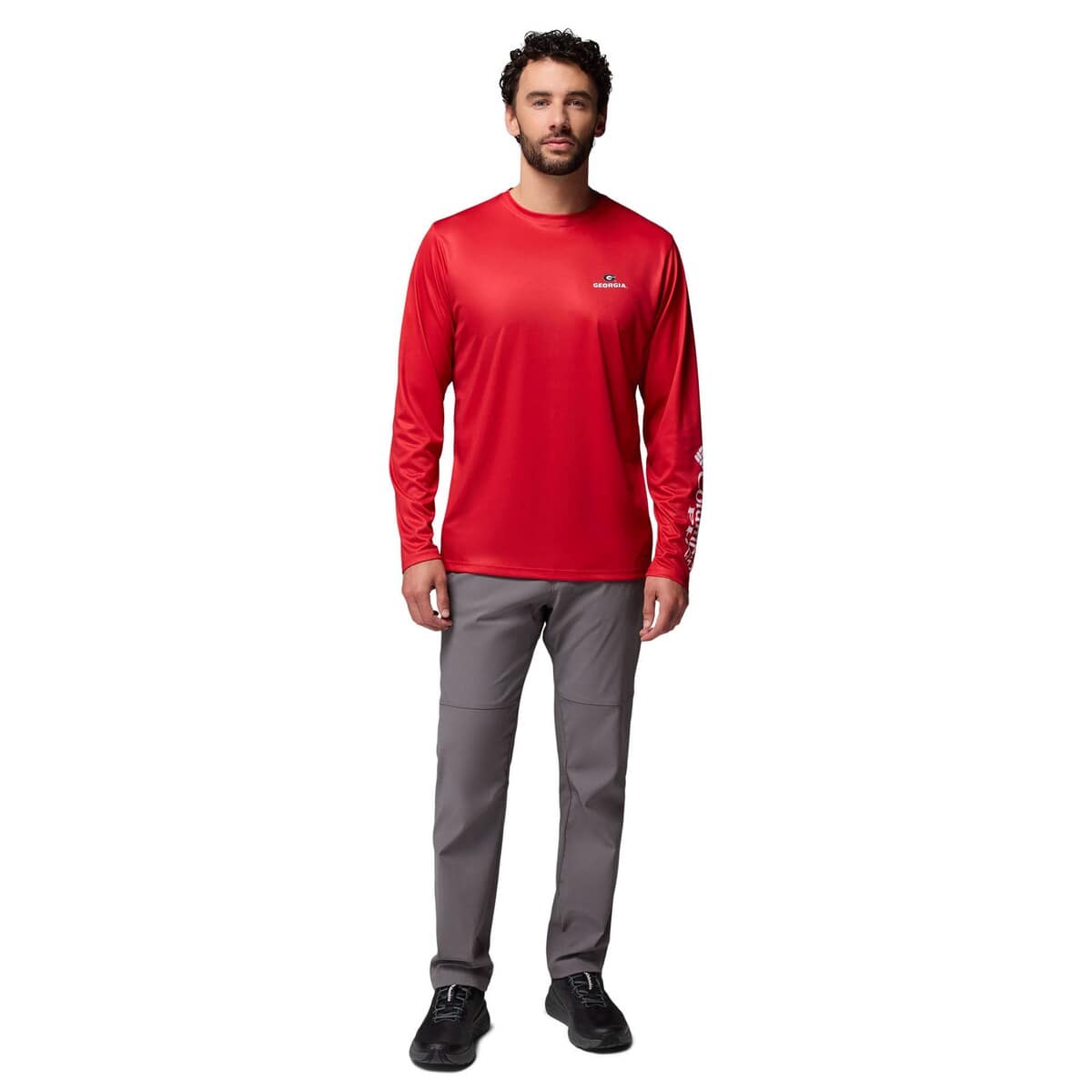 Columbia Men's Columbia Red Georgia Bulldogs PHG Terminal Shot Long ...