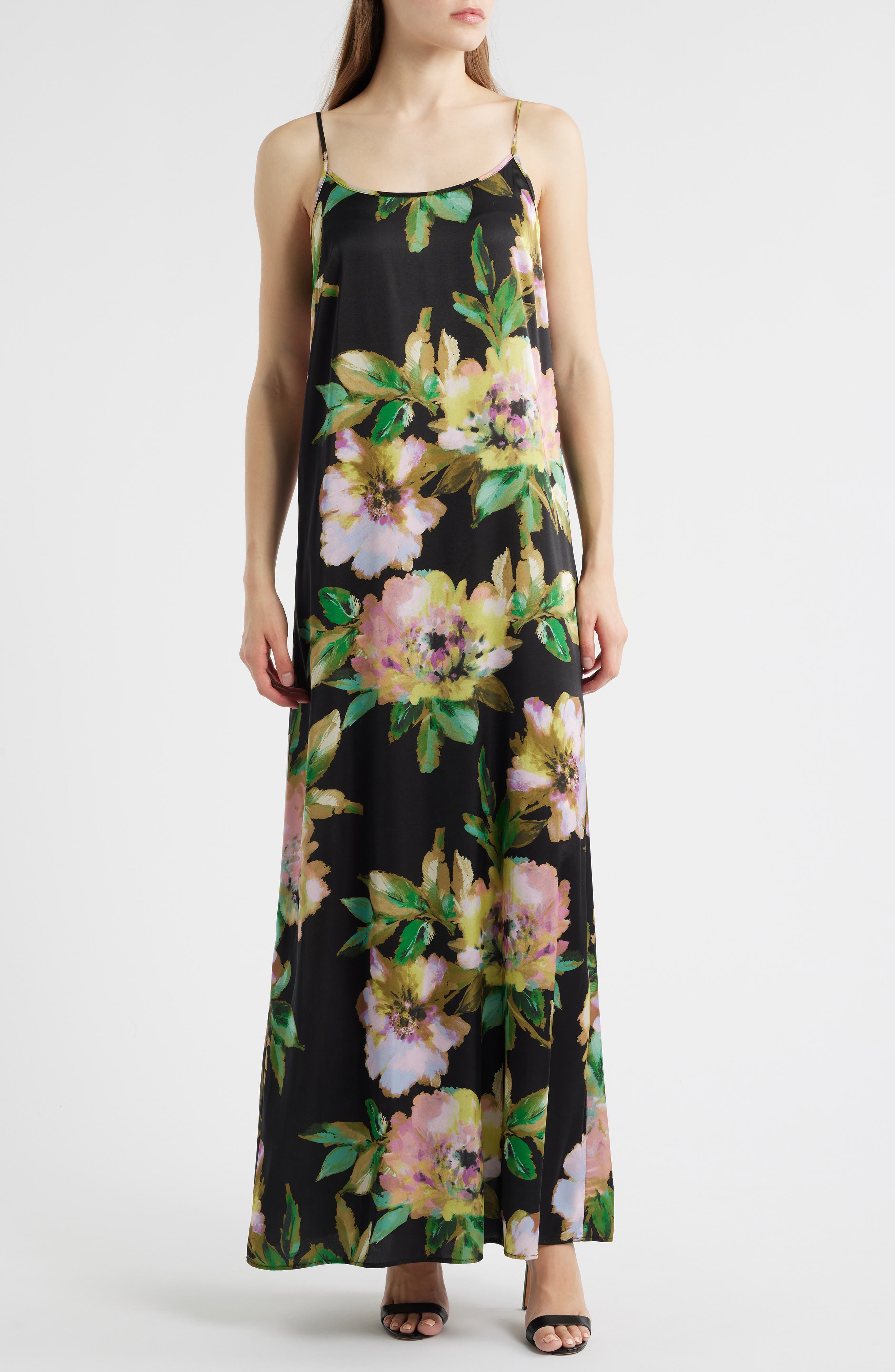 Julia Jordan Tie Neck Organza Cocktail Dress | Nordstrom