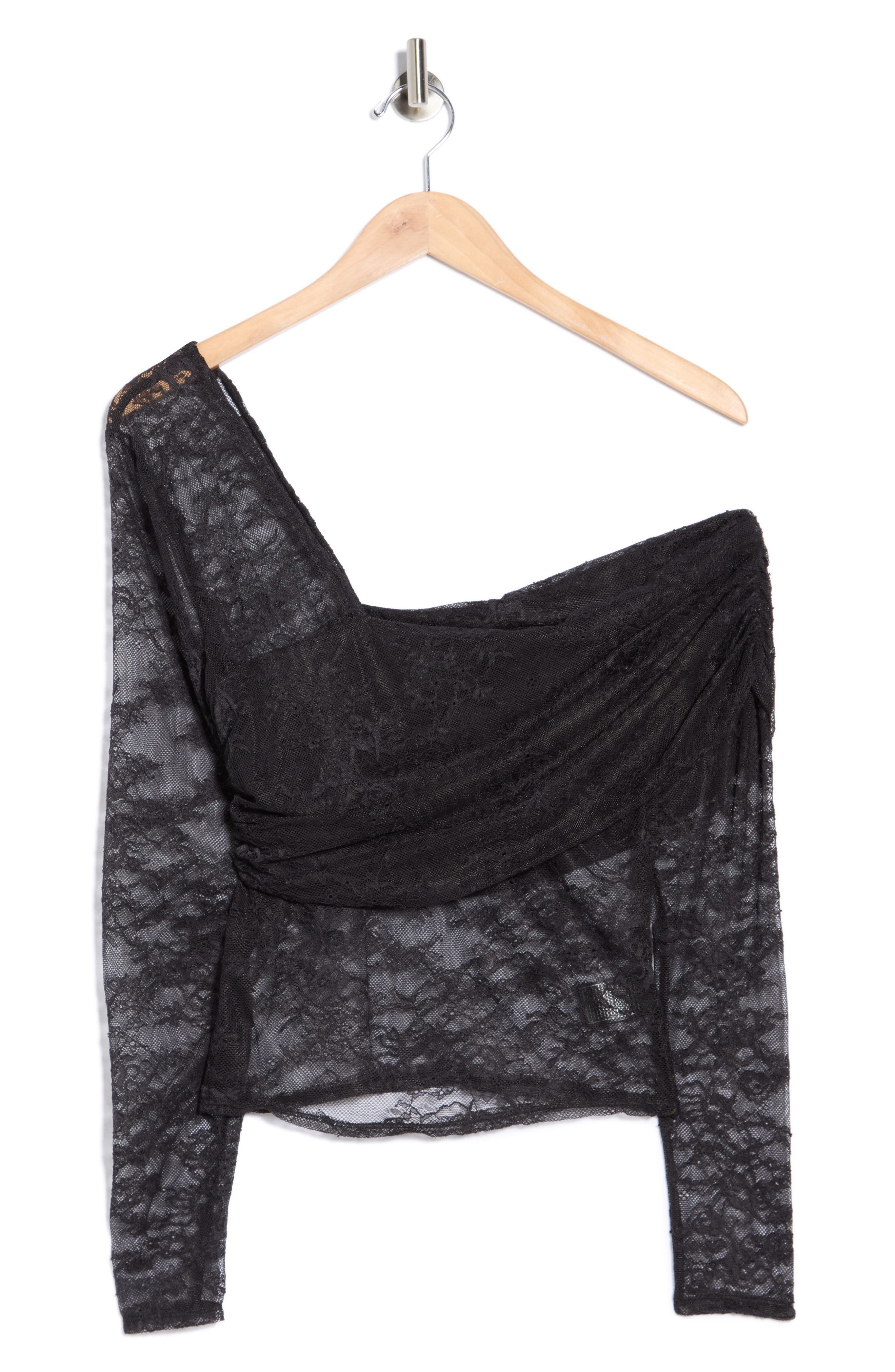 Steve Madden One Shoulder Lace Top | Nordstromrack