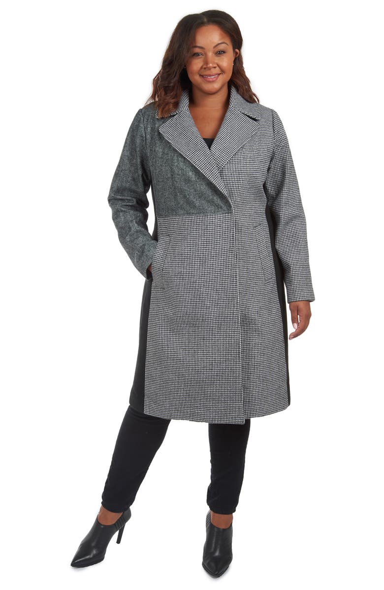 RACHEL Rachel Roy Mixed Media Coat | Nordstromrack