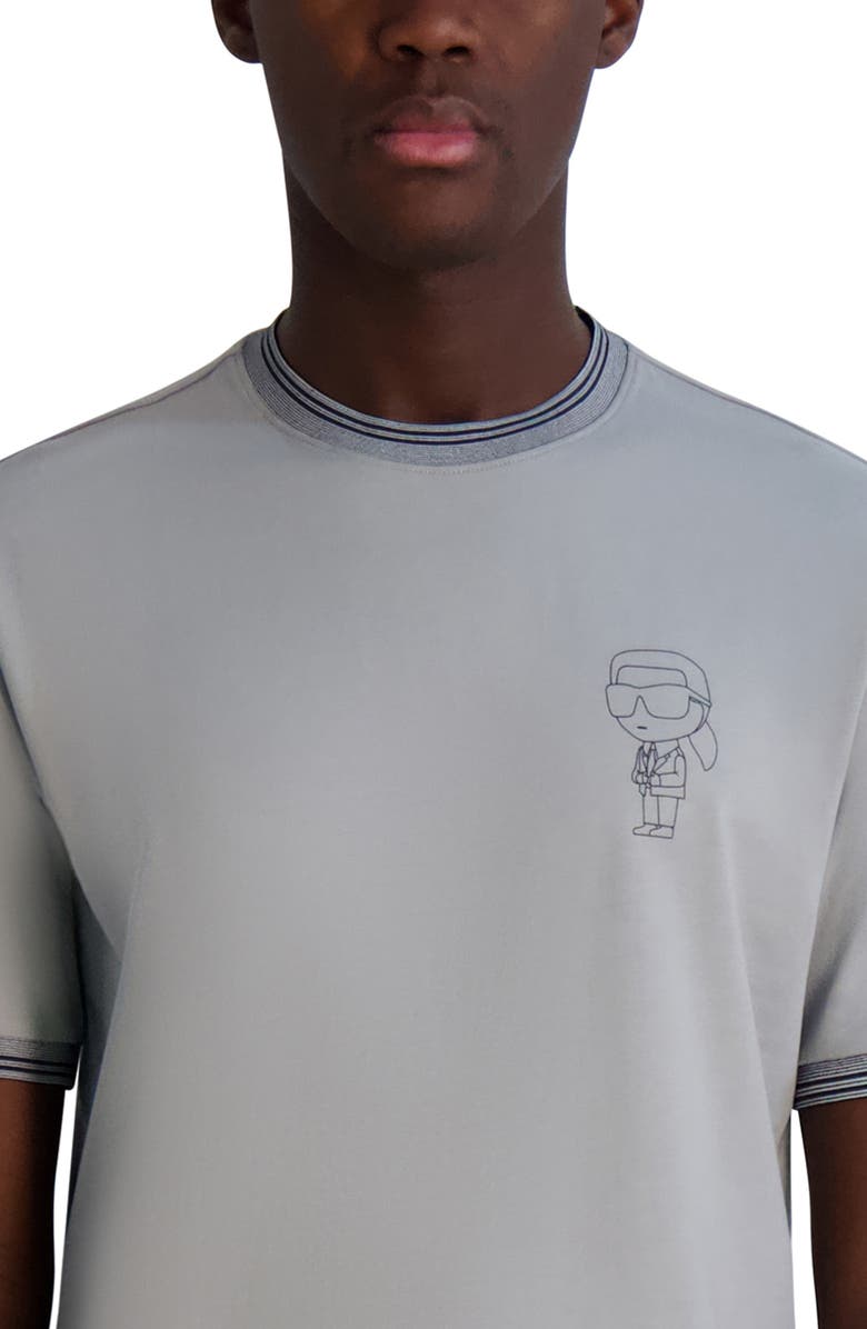KARL LAGERFELD PARIS Outline Karl Logo Graphic T-Shirt | Nordstromrack