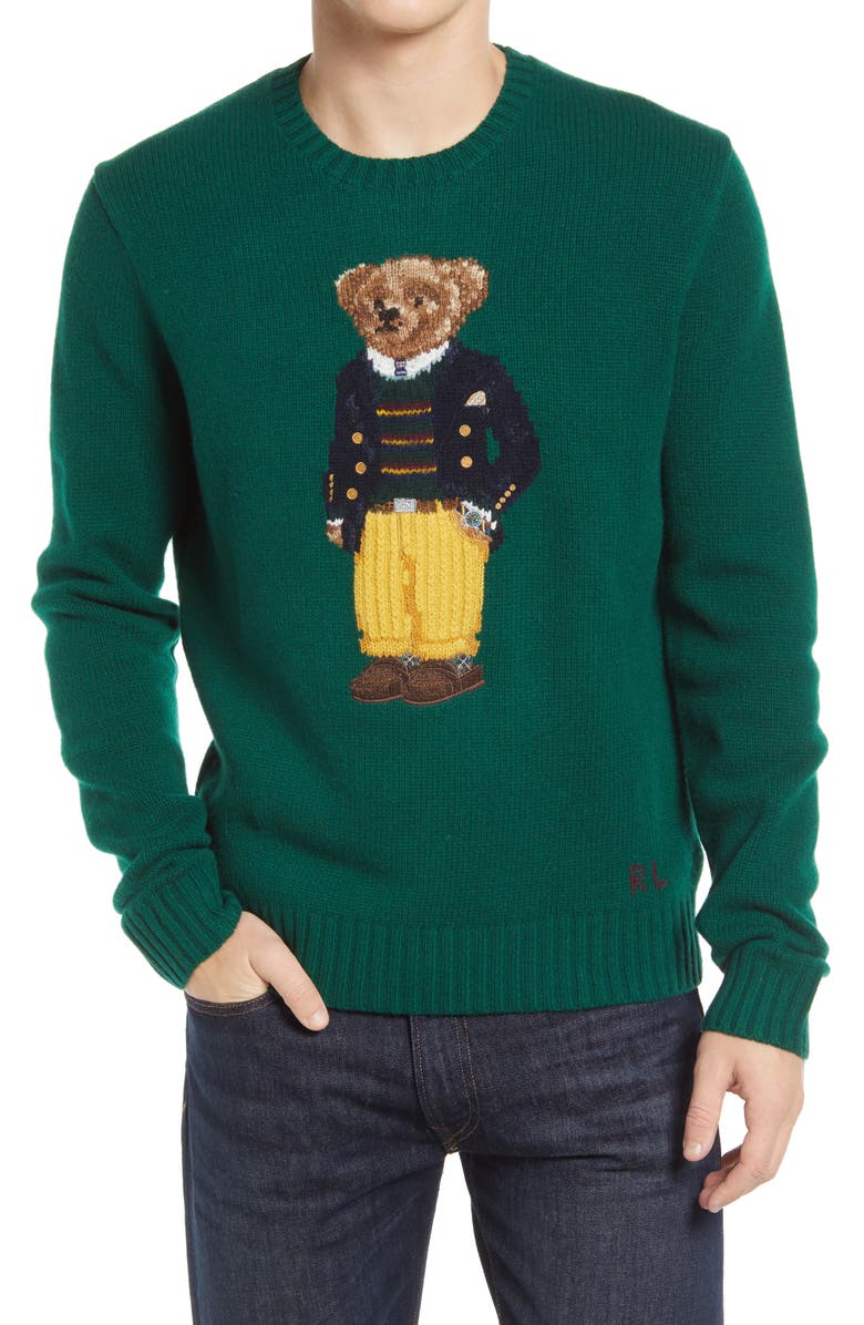 Polo Ralph Lauren Wool Polo Bear Sweater | Nordstrom