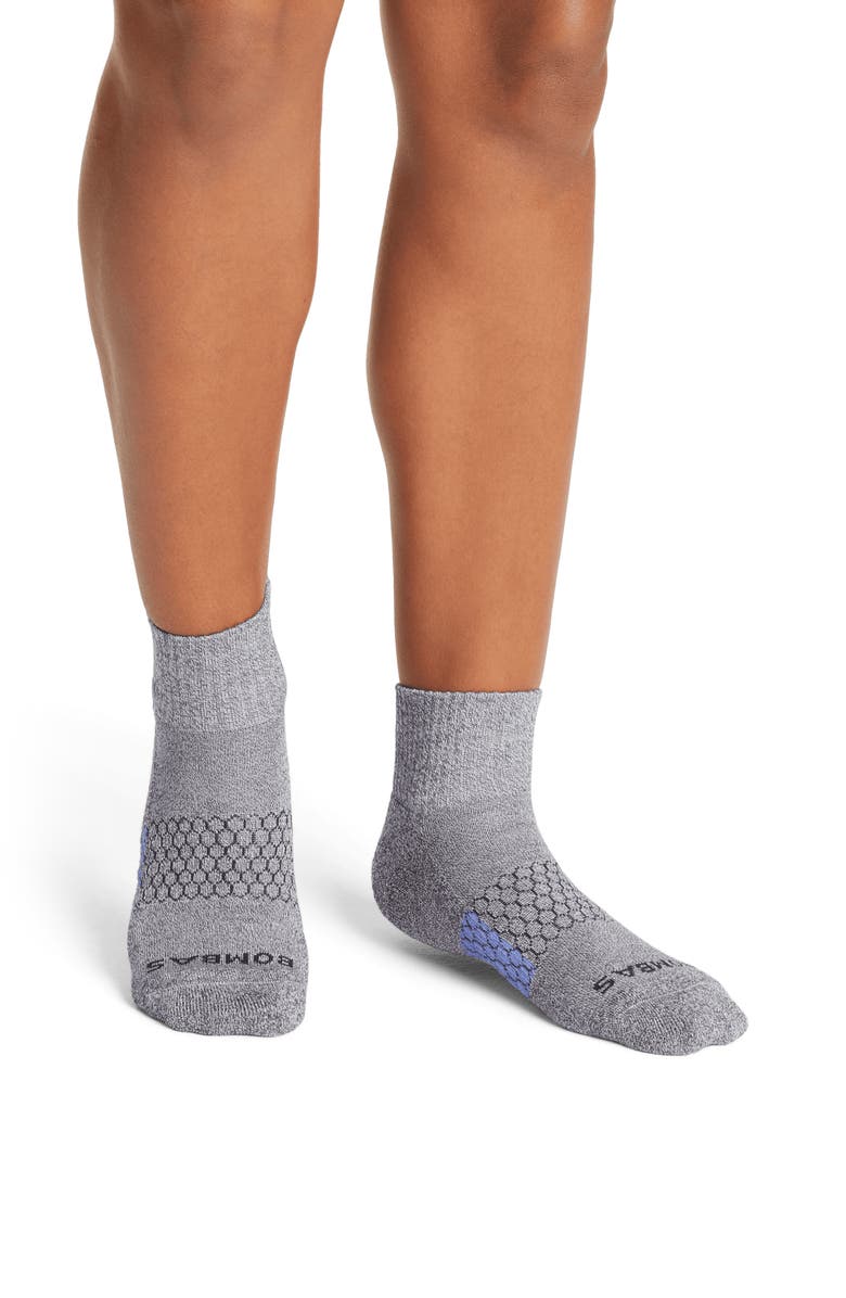 Bombas Marl Quarter Crew Socks | Nordstrom