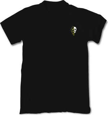 RIOT SOCIETY Smile Skull Emblem Graphic Print T-Shirt | Nordstromrack