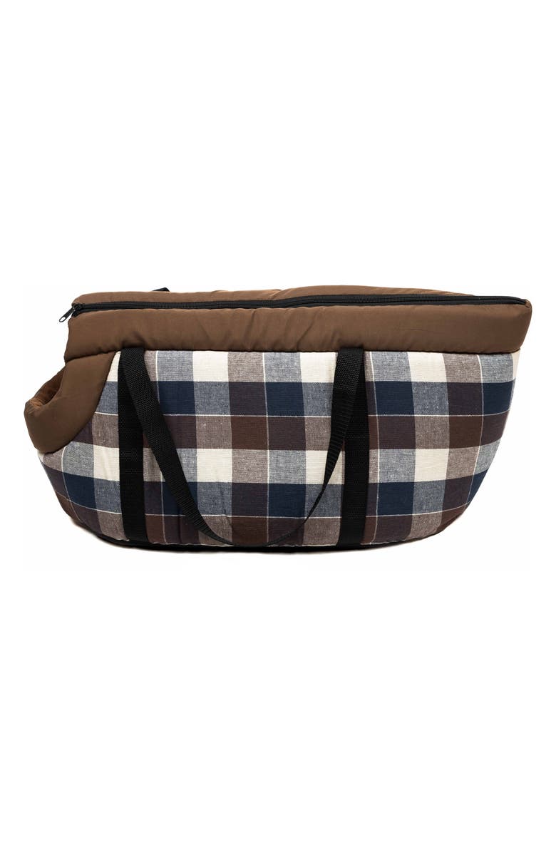 Duck River Textile Hasley Chocolate Plaid Pet Carrier | Nordstromrack