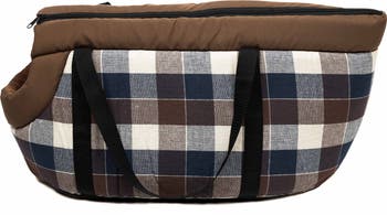 Duck River Textile Hasley Chocolate Plaid Pet Carrier | Nordstromrack