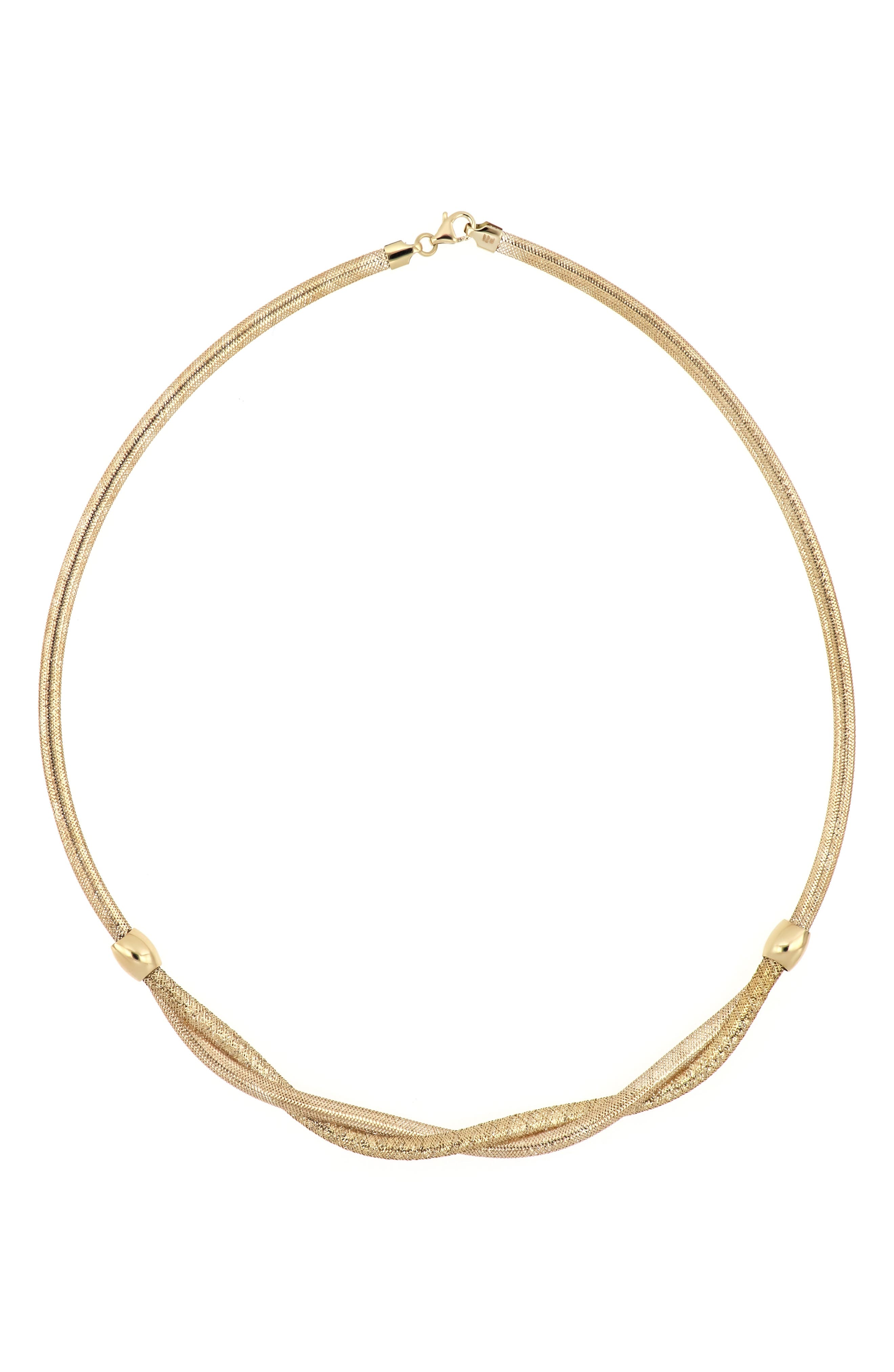 Bony Levy 14K Gold Twist Tube Mesh Necklace | Nordstromrack