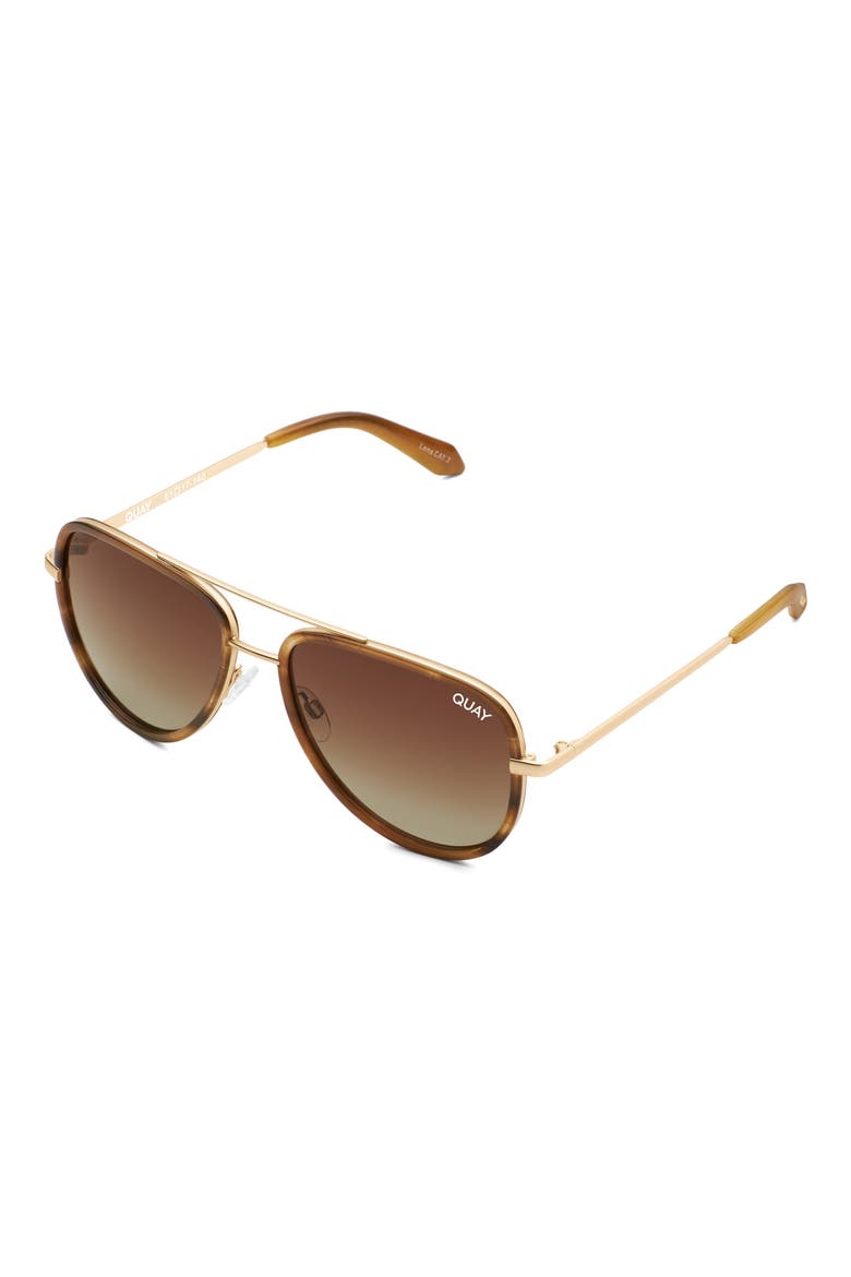 All In 49mm Mini Aviator Polarized Gradient Sunglasses | Nordstromrack
