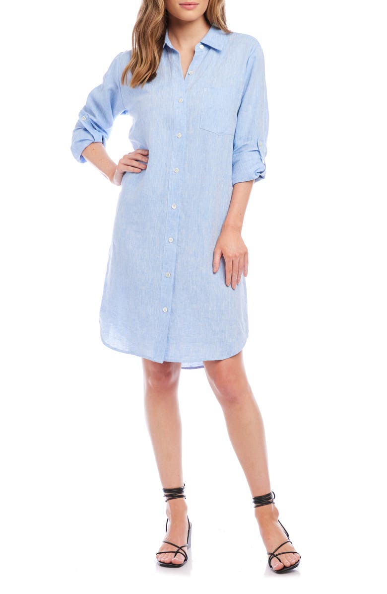 Karen Kane Linen Shirtdress | Nordstromrack