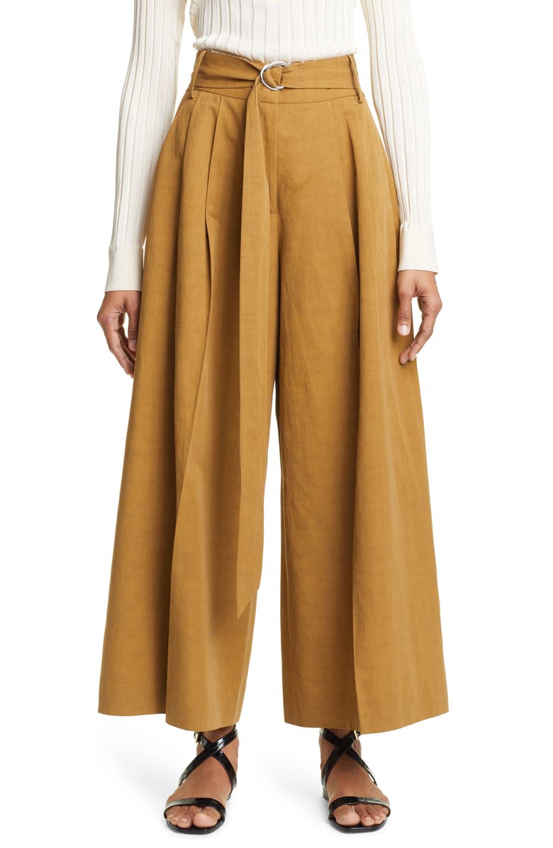 PARTOW Georgie Pleated Crop Wide Leg Trousers | Nordstromrack