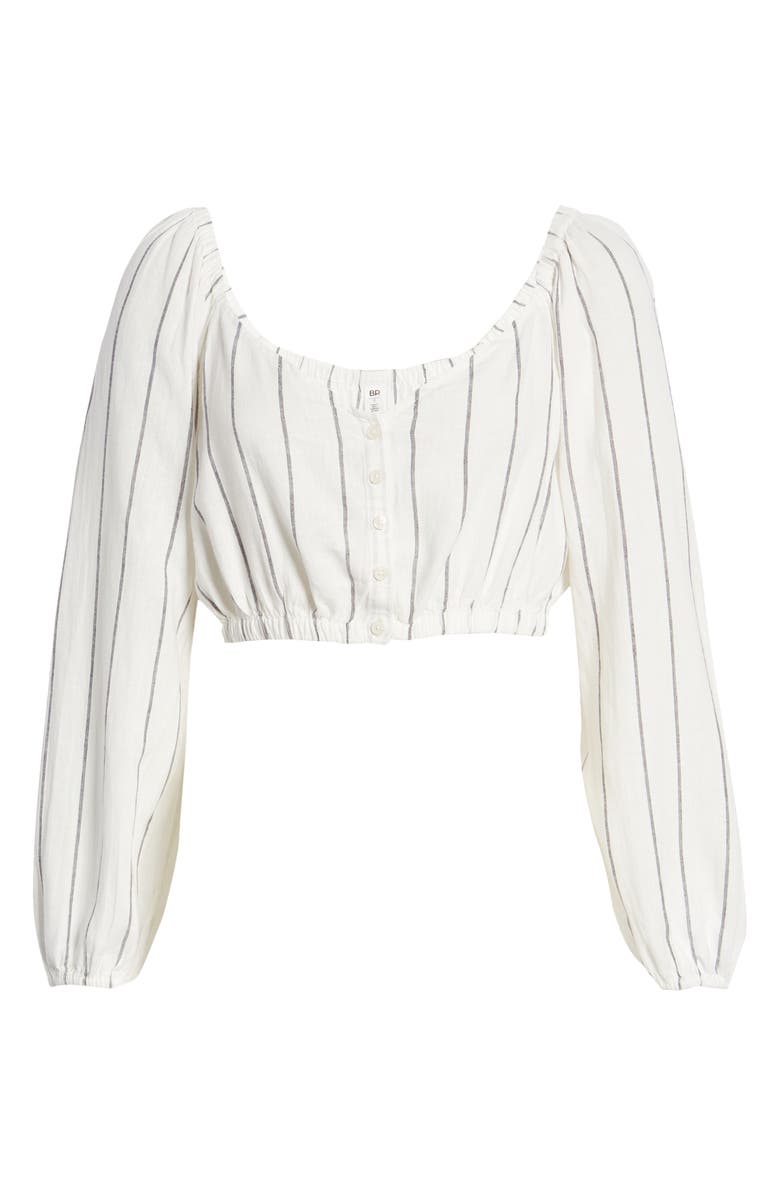 BP. Long Sleeve Crop Bubble Top | Nordstromrack