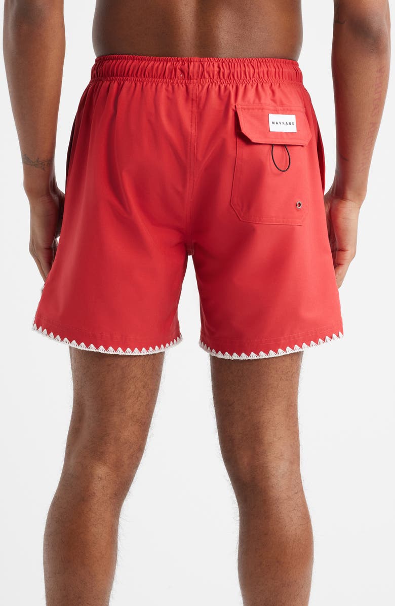 MAVRANS Stitch Waterproof Swim Trunks | Nordstrom